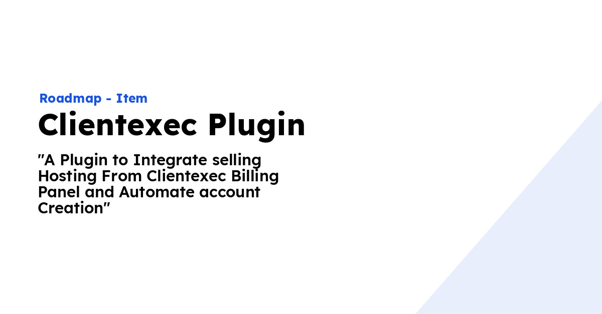 Clientexec Plugin - Ploi Roadmap