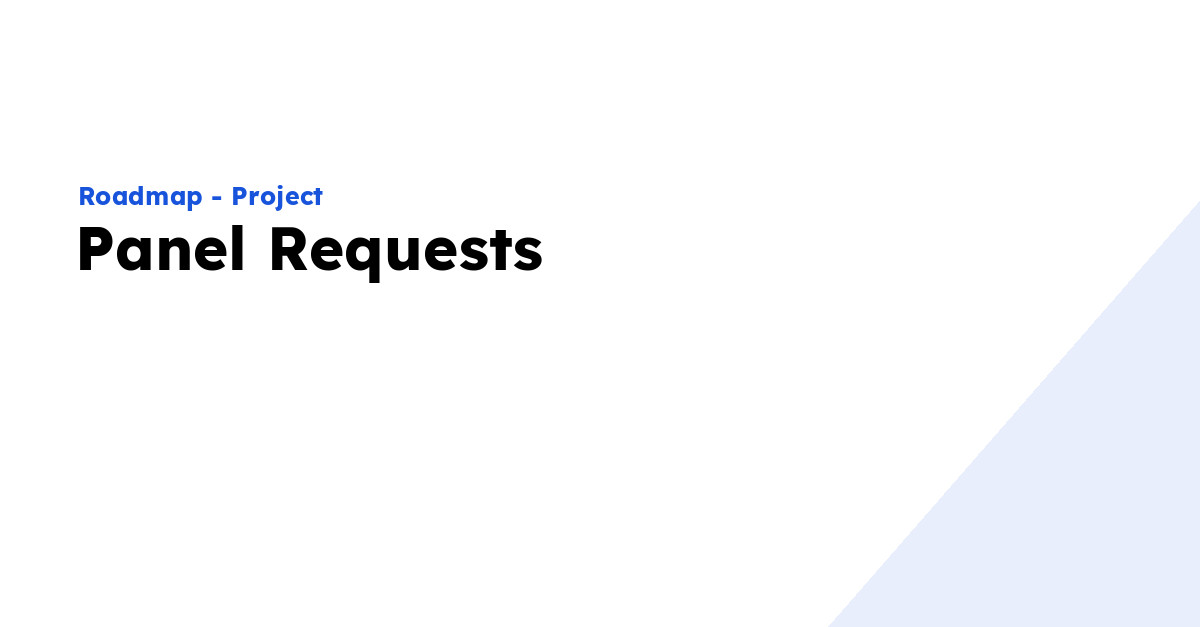 Panel - Ploi Roadmap